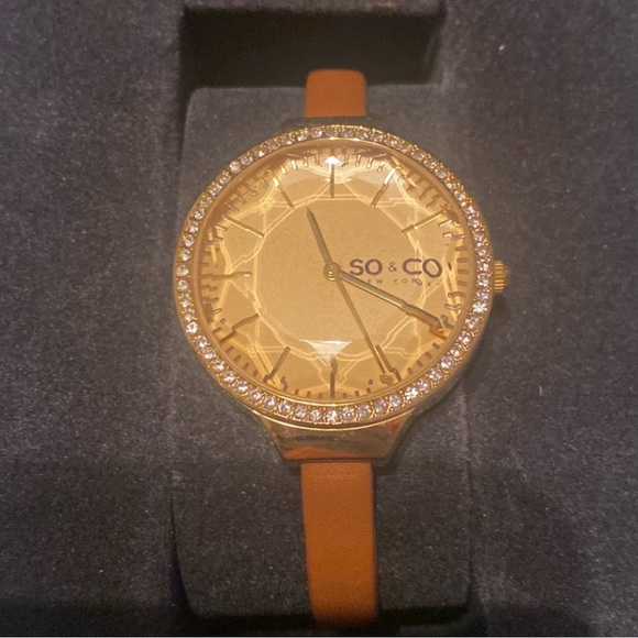 SO&CO New York | Accessories | Nwt Ladies Soco New York Luxury Crystal ...